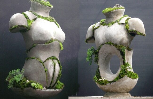 Contemporary Sculptures of Concrete and Moss by Robert Cannon | Desis ...