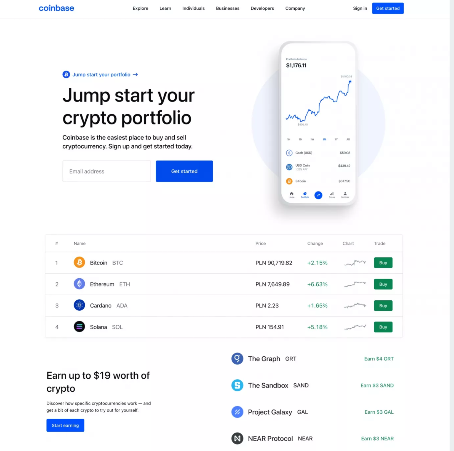 Trends in Digital Design – Crypto & Web3 websites | Desis: Senior Thesis